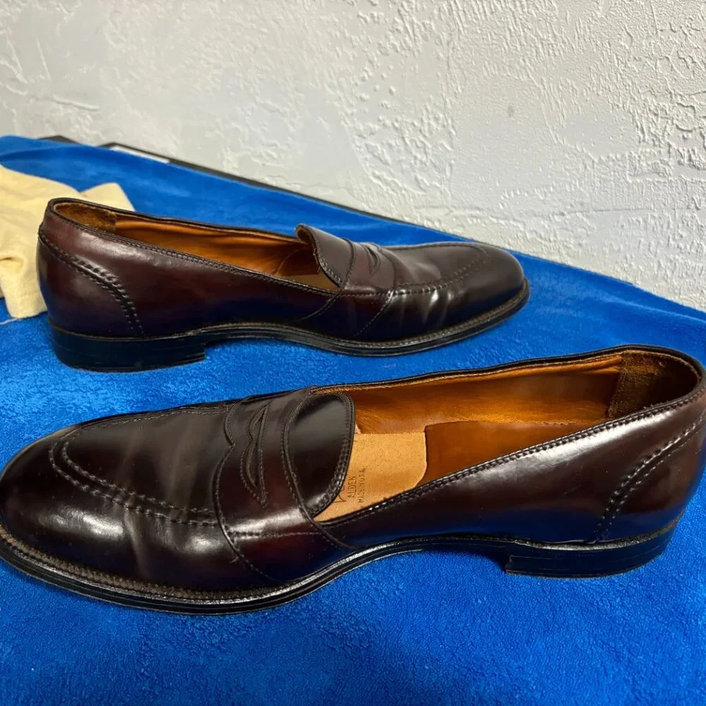 Alden | Shoes | Alden 684 Full Strap Loafer In Color 8 Shell Cordovan ...
